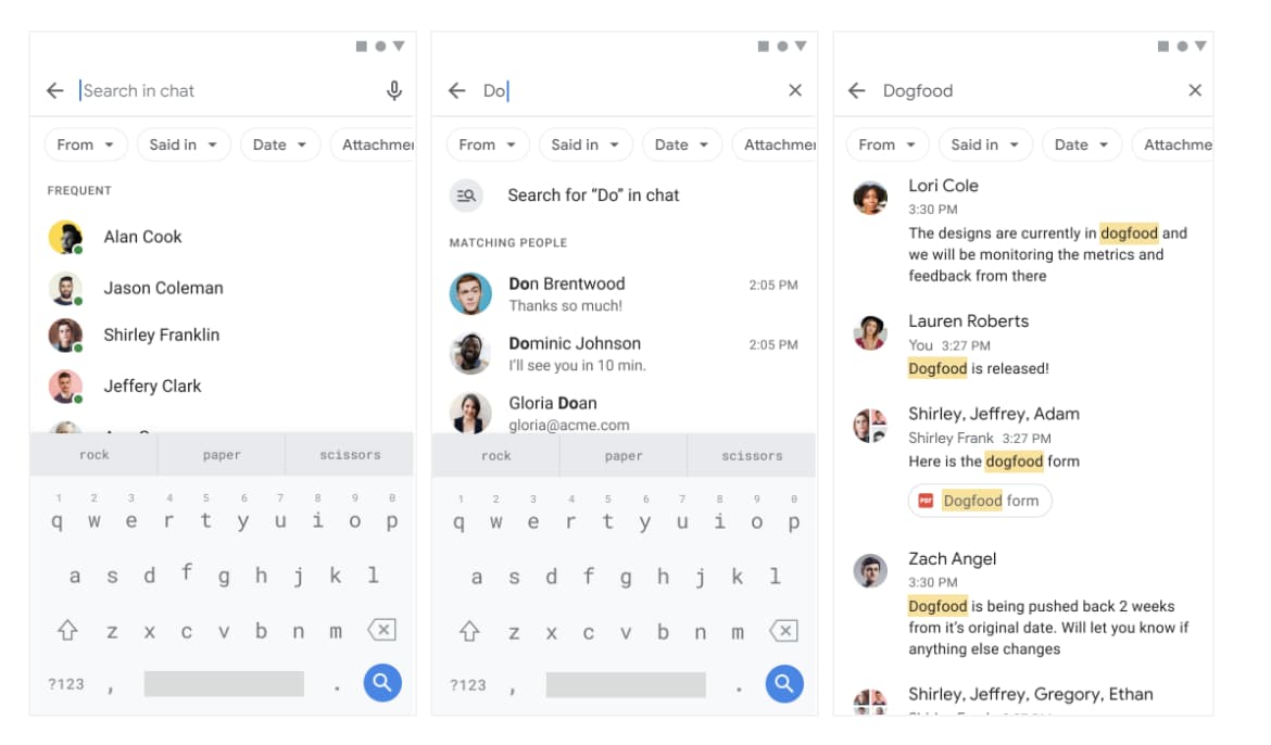 Google melhora pesquisa no Google Chat | Aberto até de Madrugada