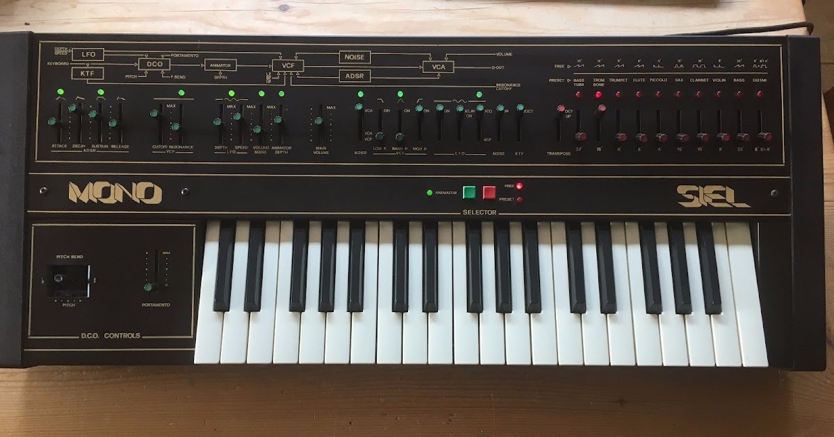 MATRIXSYNTH: Immaculate Siel Mono Synthesizer