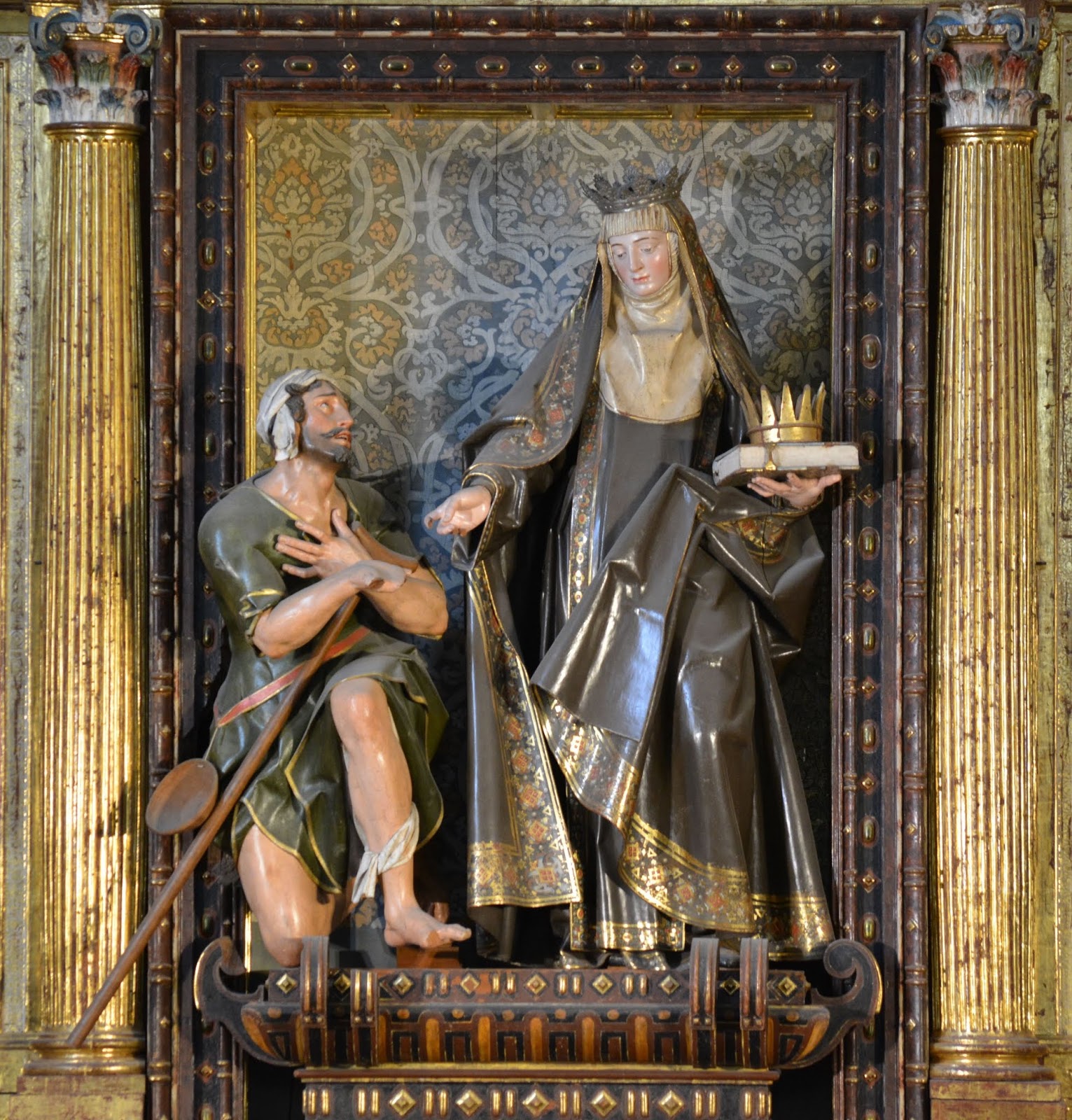 Arte en Valladolid: EL RETABLO MAYOR DEL CONVENTO DE SANTA ISABEL ...