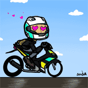 Animasi Bergerak Becak, Sepeda, Motor | Puzzle