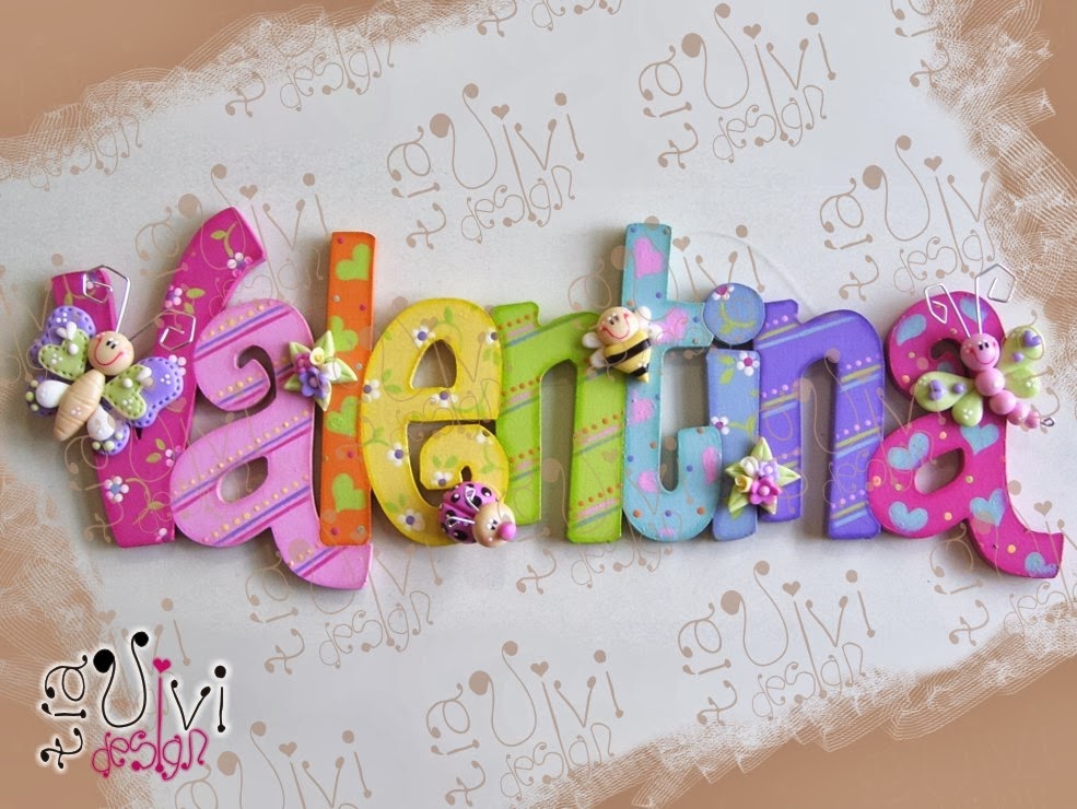 Valentina.jpg 985×740 píxeles (con imágenes) | Letras de madera ...