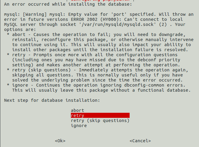 CARA MENGATASI ERROR DI PHPMYADMIN - RIZKANAKU