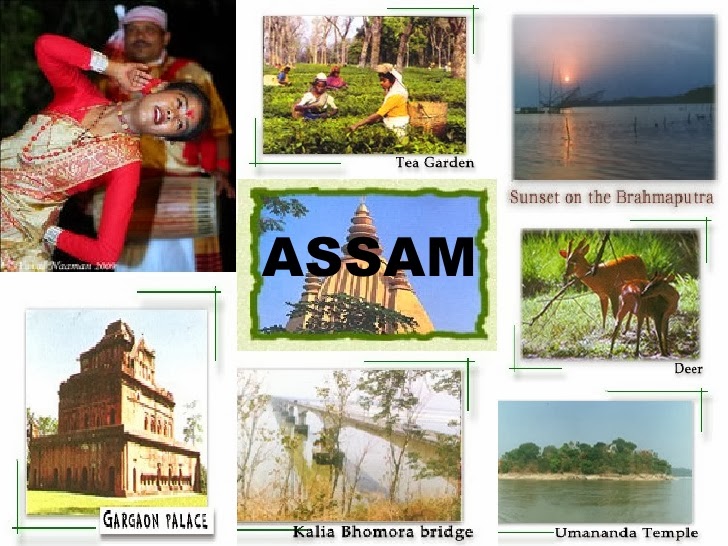 Visiting places of India: Assam tourist places