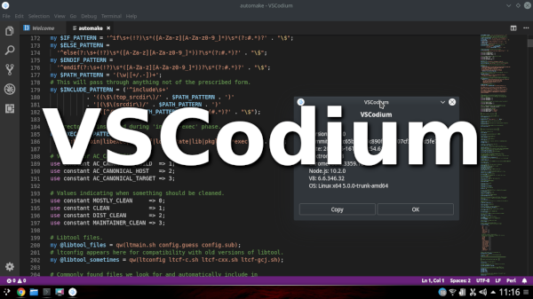 Vscodium Un Fork De Visual Studio Code 100 Open Source
