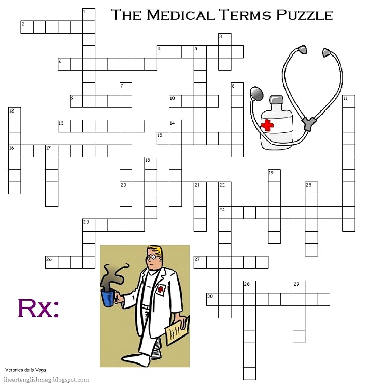 I Heart English: The Medical Terms Puzzle