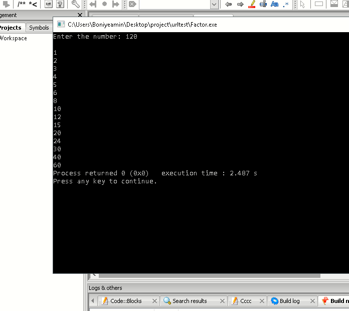 C Program To Display Factors Of A Number
