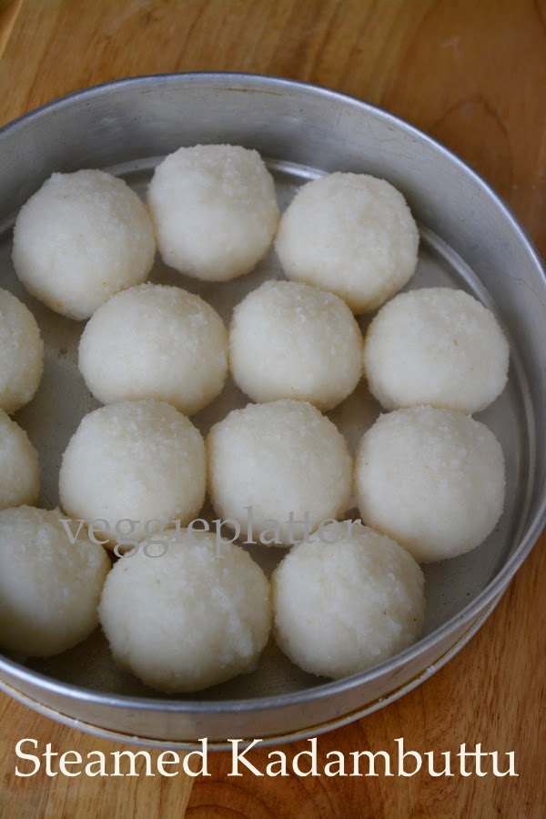 Veggie Platter: Kadambuttu