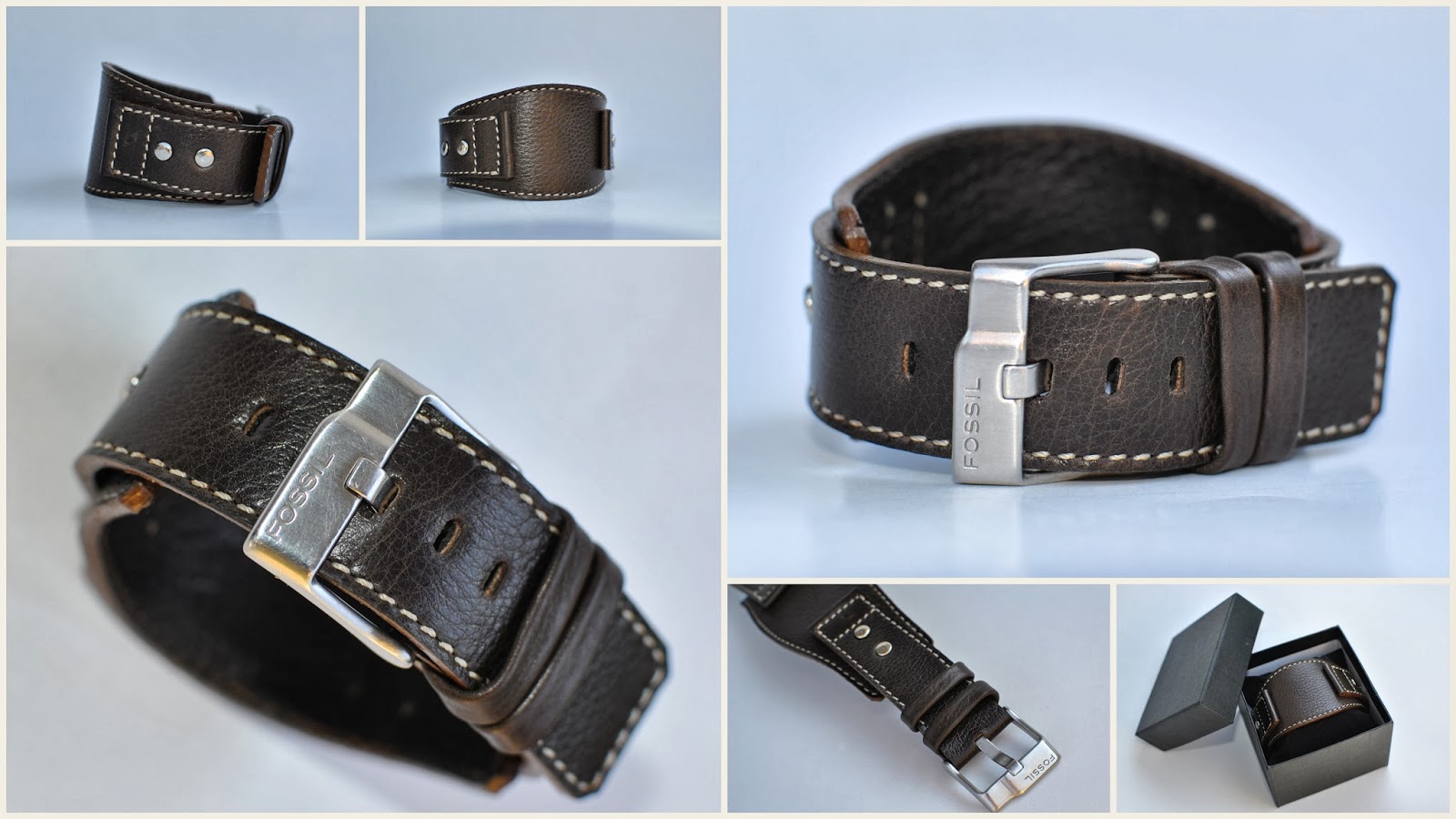 CURELE DE CEAS DIN PIELE: Curea de ceas din piele pentru Fossil JR-9990