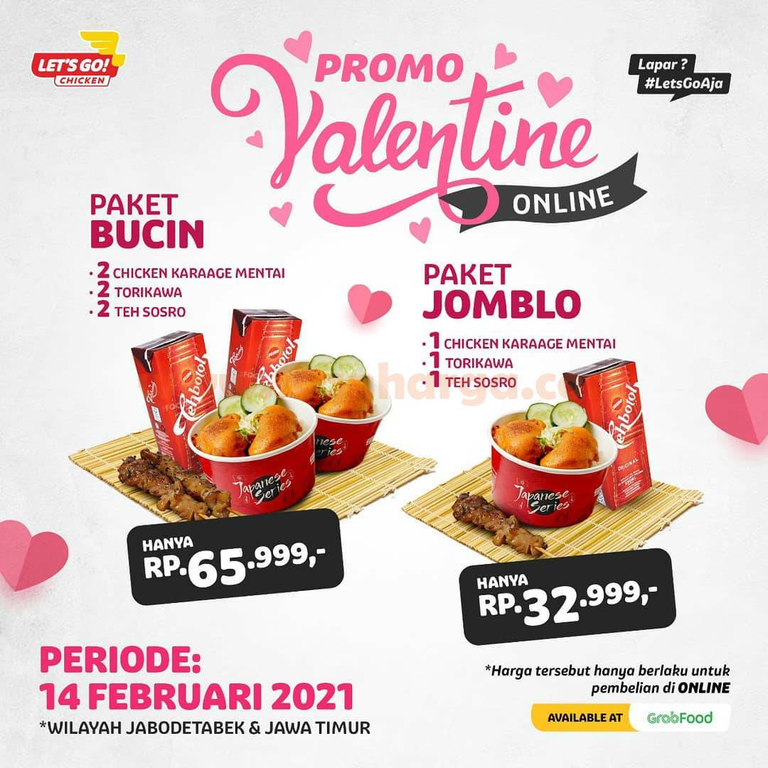 Let's Go Chicken Promo Valentine! Harga Paket mulai 24 Ribu-an - scanharga