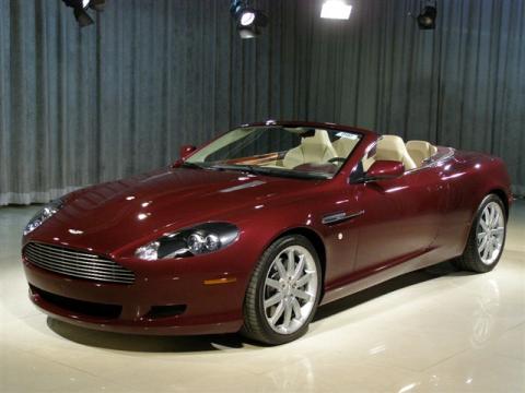 SPORTS CARS: aston martin db9 red