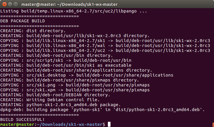 How To Install sK1 Vector Editor 0.9.3 from Source on Ubuntu