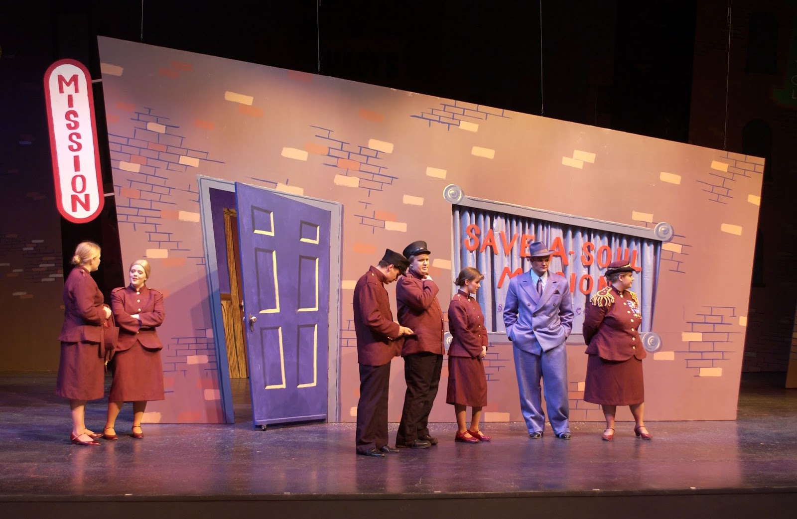 The Theatrical Designs of Gary Benson: Guys and Dolls--Set and Costume ...