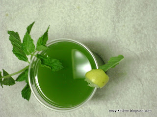 Kavi's Kitchen: Mint Juice