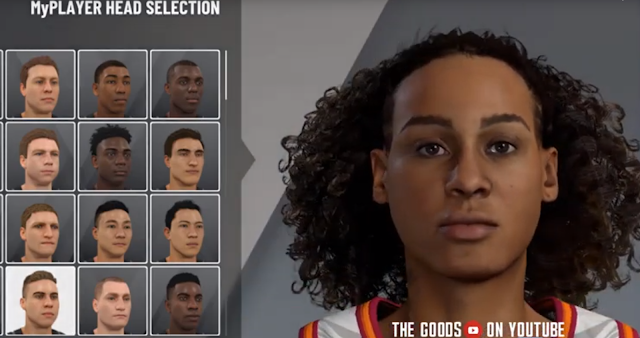 NBA 2K20 Female Cyberface Creation by TGSoGood