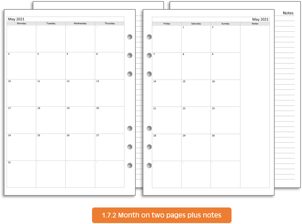 My Life All in One Place: Free 2021 Filofax calendar (diary) downloads ...