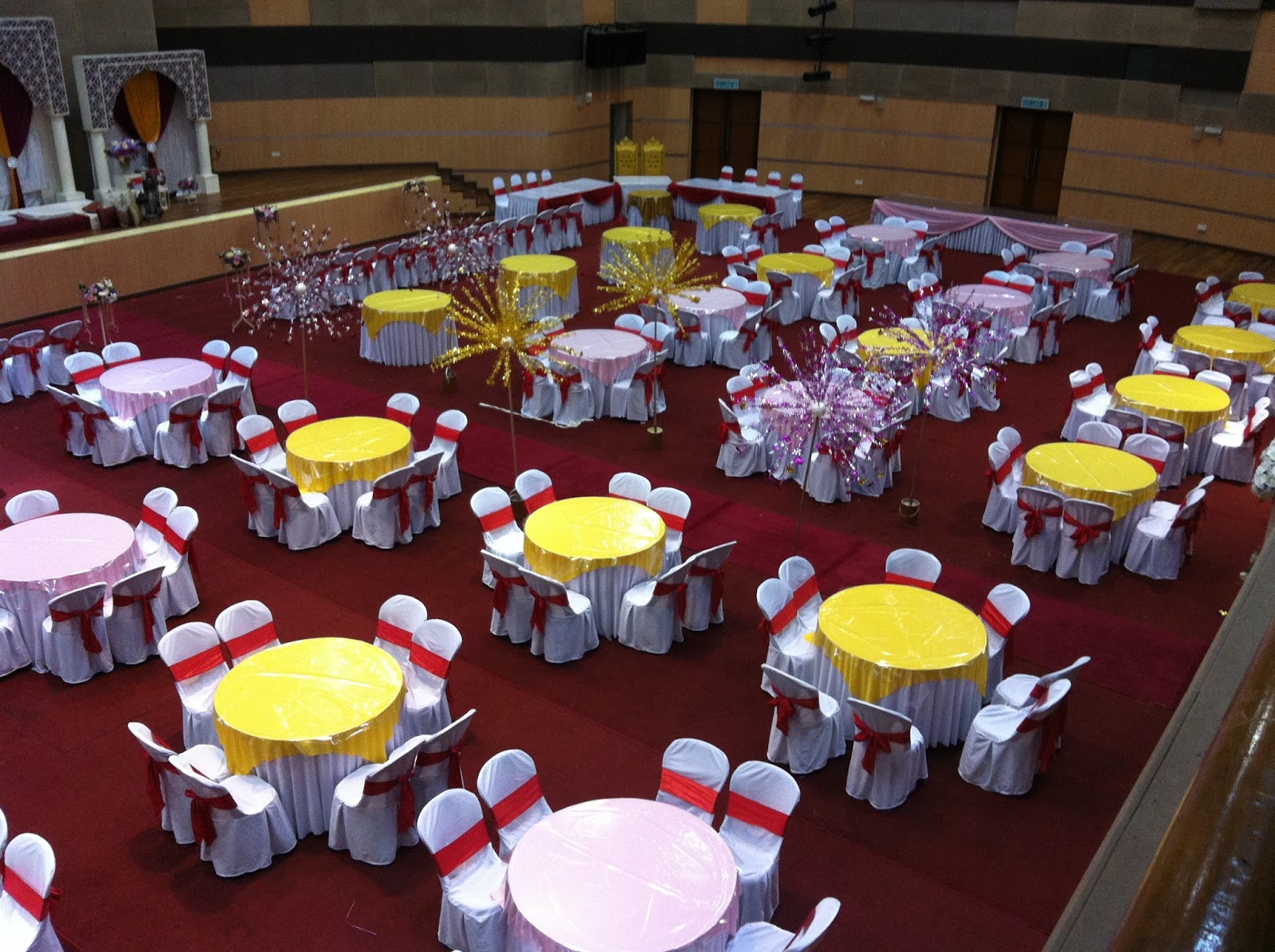 Izzi Canopy : Tips mengadakan Majlis Perkahwinan di dewan