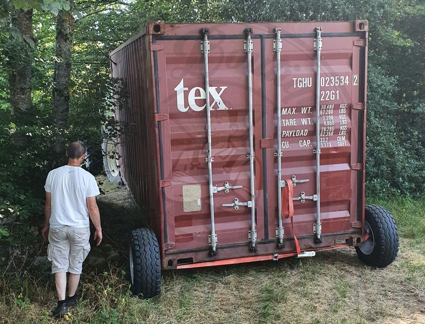 Kit Roues Container Maritime 20 & 40ft Shipping Container Wheels Kit