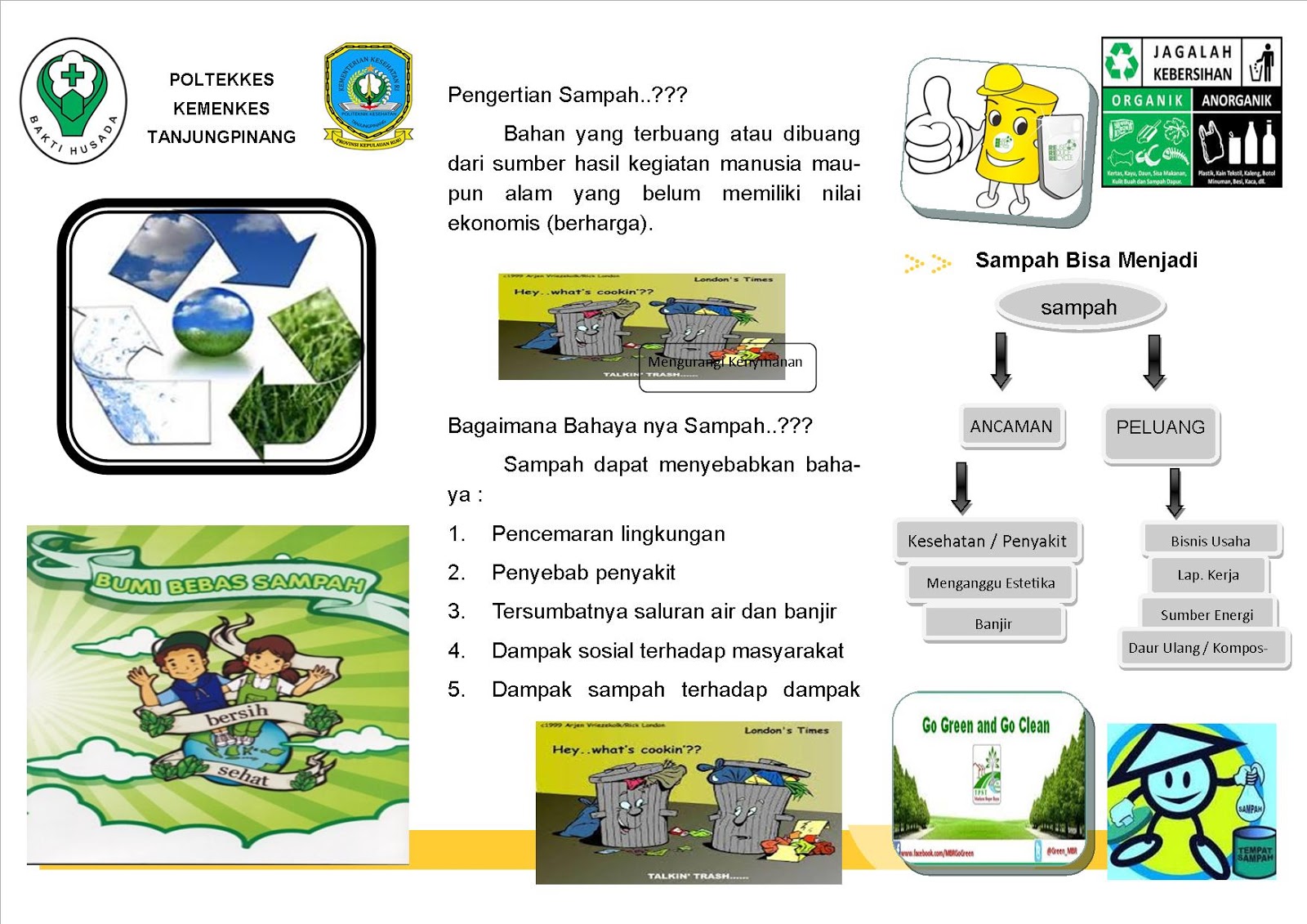 PM Info Channel: Contoh Leaflet Sampah
