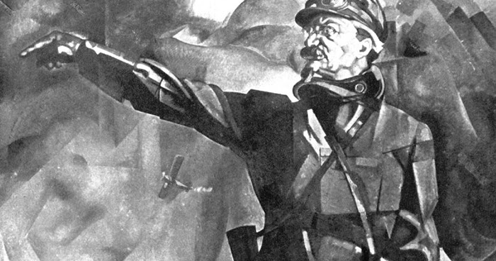 LA ESPINA ROJA: "RETRATO DE TROTSKY", DE YURI ANNENKOV