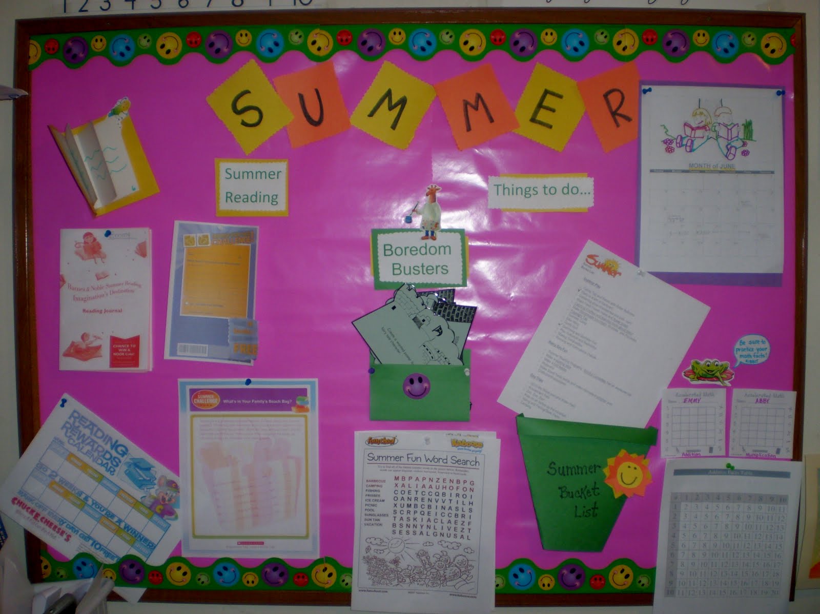 Creative and Curious Kids!: Summer Activity Board