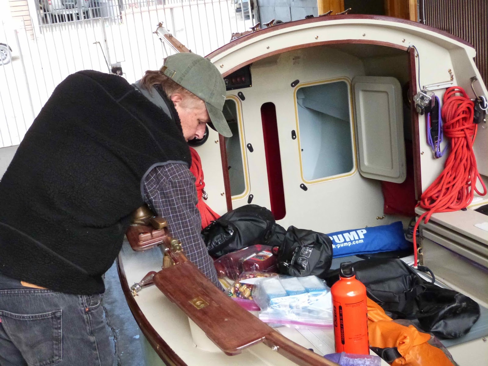 Packing the little ship "Southern Cross" - JW Boat Designs