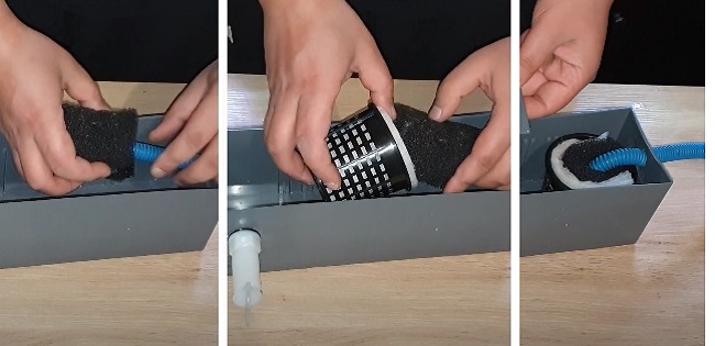 How to Build DIY Aquarium Filter Box from Planter