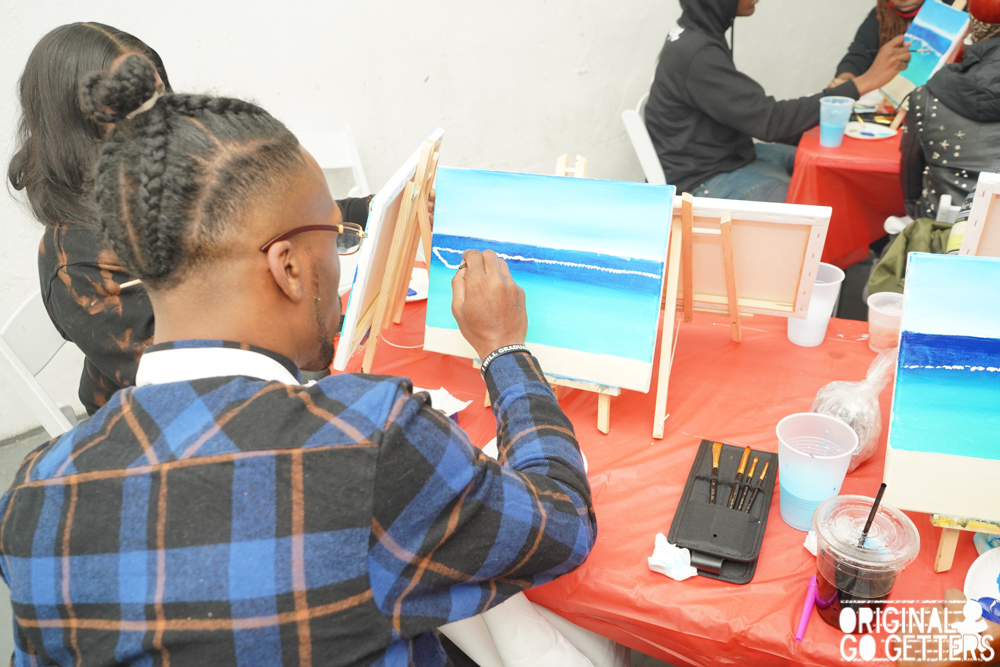 OriginalGoGetters: Paint sip and vibe 2-14-2021