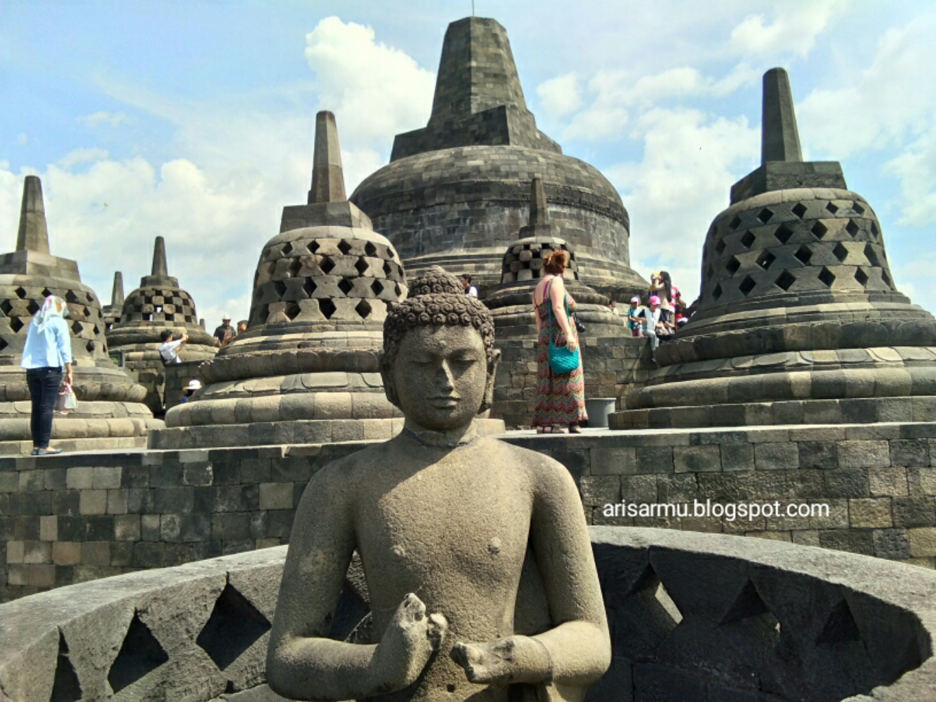 Borobudur-Indonesia: The world's most famous Buddhist Temple