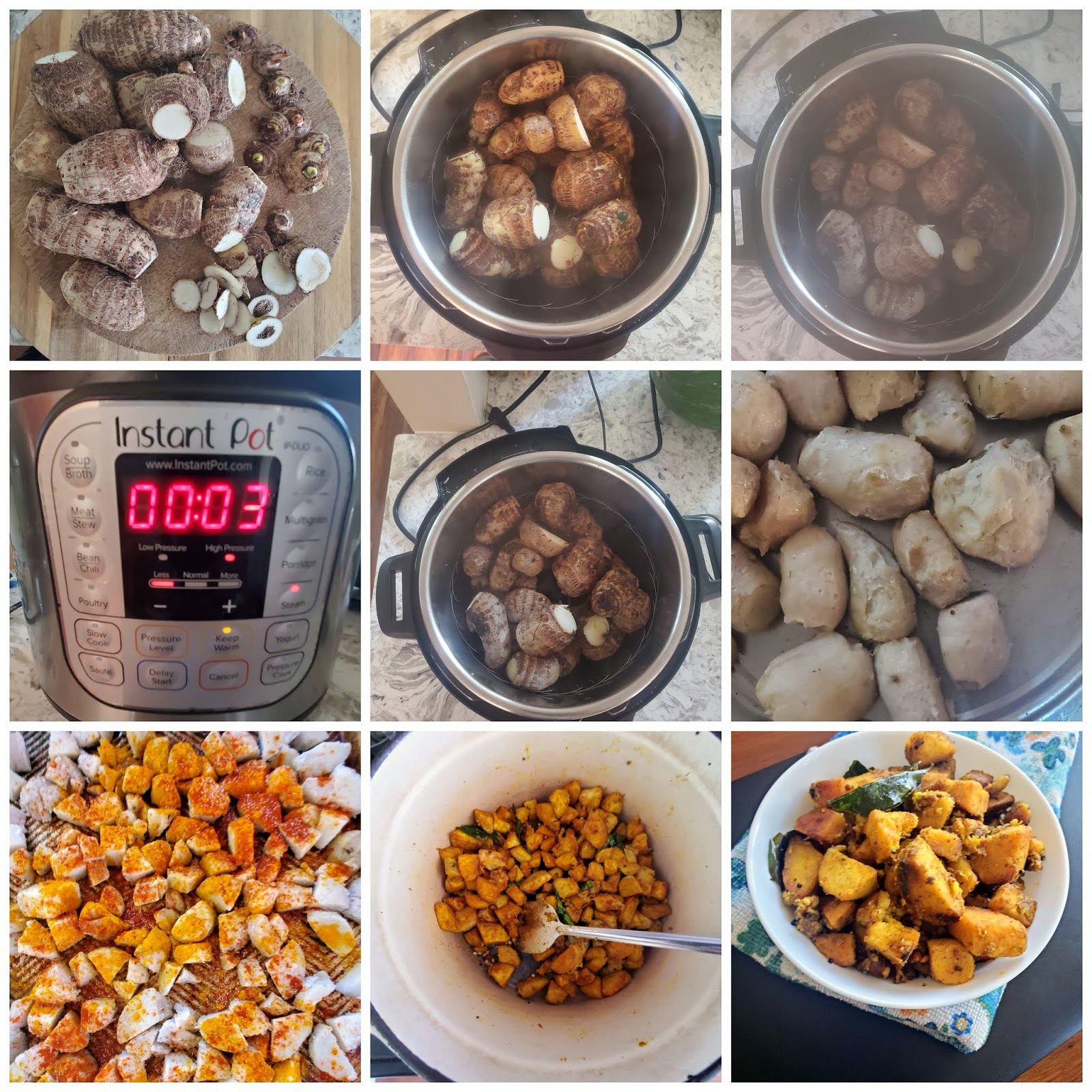 How to Boil Taro Root/seppankizhangu Using An Ipot ? How to grow you ...