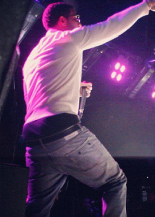 Celeb Saggers: Drake Sagging Black Boxers