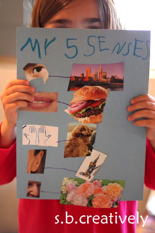 s.b.creatively: My Five Senses Activity