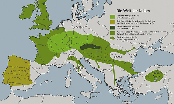 Fränkisches Thüringen: Die Kelten - was in den Geschichtsbüchern steht ...