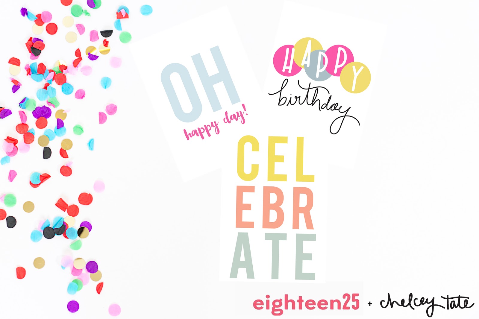 Printable Birthday Note Cards | eighteen25 | Bloglovin’