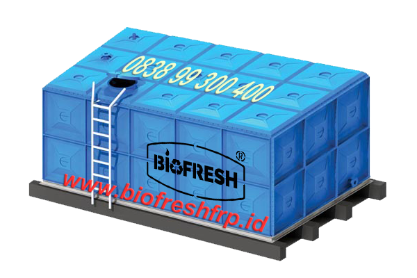 Roof Tank Fiberglass Biofresh (Panel Tank FRP) 500 m3 / Tangki Air ...