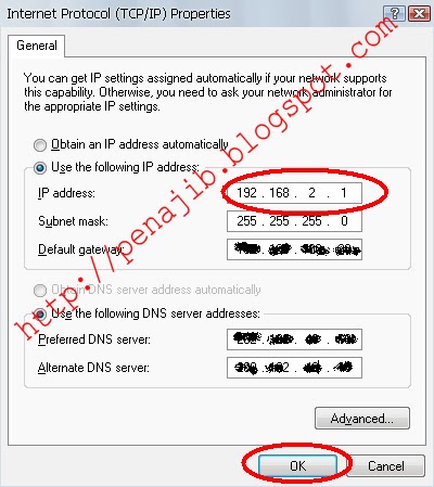 Cara Setting IP Internet Dari Server Terhubung Ke Client Melalui ...