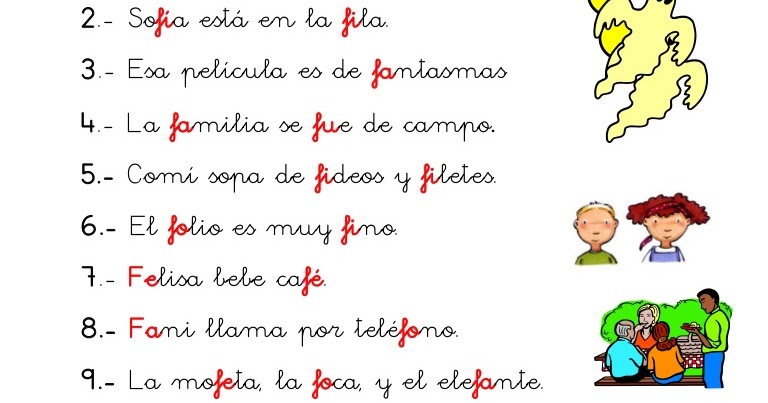 Aprendiendo en el Aguanaz: JUEGOS CON LA LETRA F