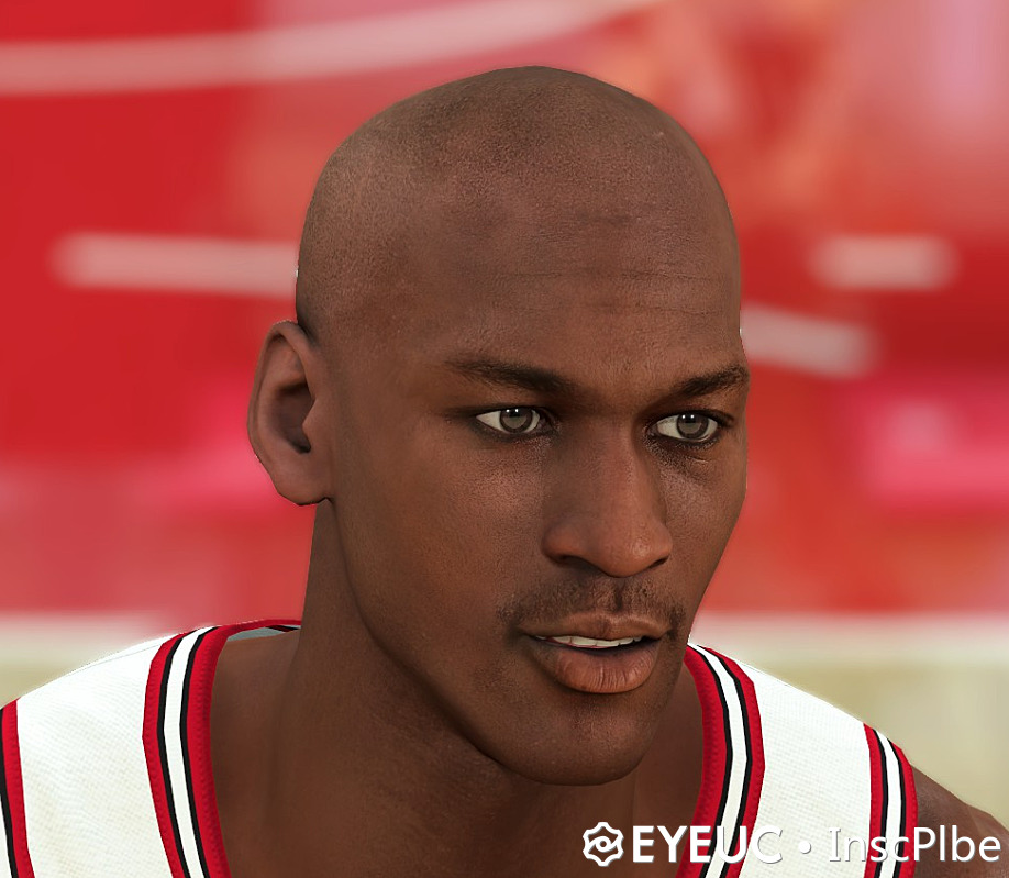Michael Jordan Face and Body Model By InscPlbe [FOR 2K20]