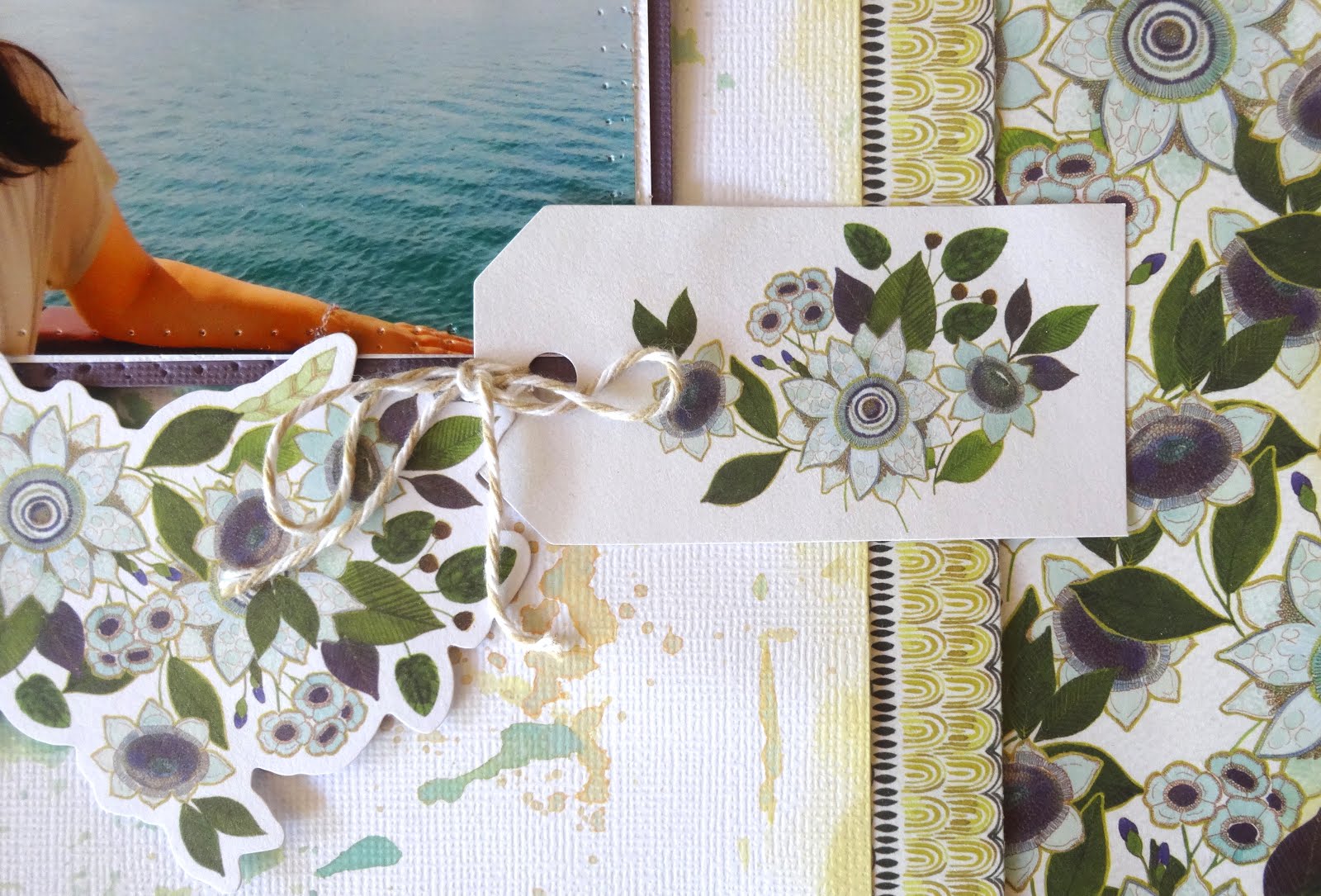 Flowery Layout with Adriana - Couture Creations