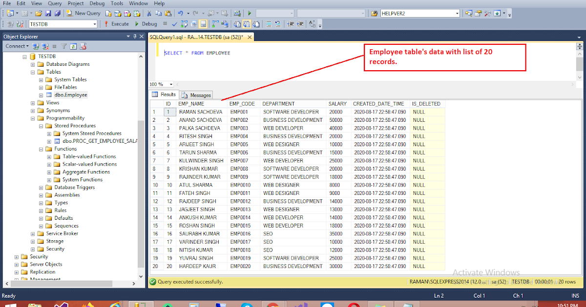 Tech - Info Blog on SQL Server (Sharp DotCoderz): HOW TO USE LIKE ...