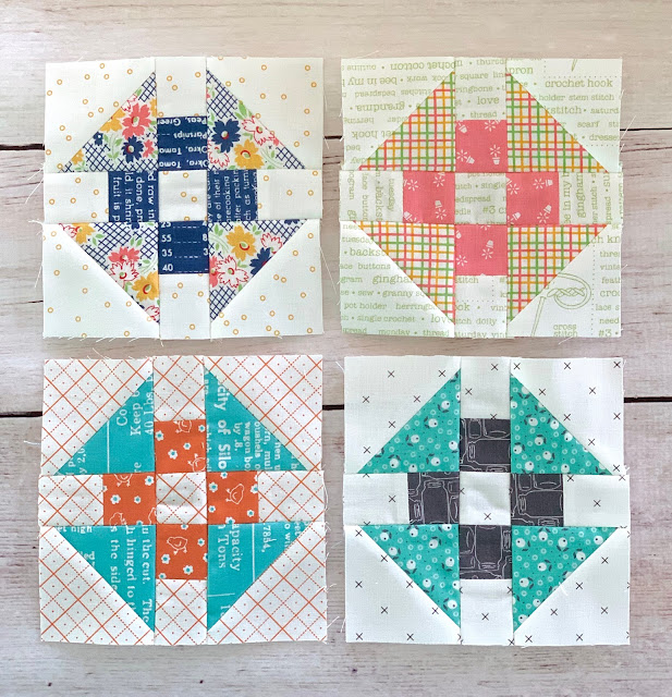Bee In My Bonnet: Vintage Block Along - Checkers Block Tutorial!!