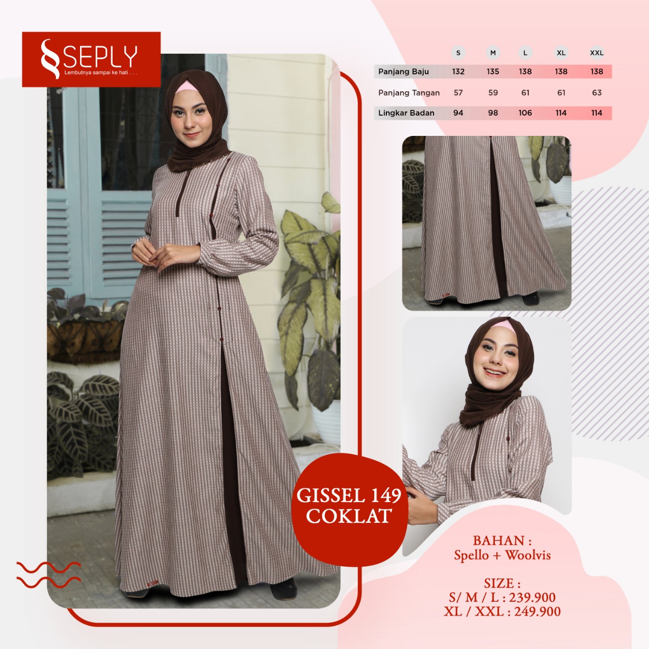 Gamis Branded Gamis Seply Terbaru 2019 - Hijab Casual