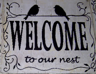 Full Circle Creations: Welcome sign