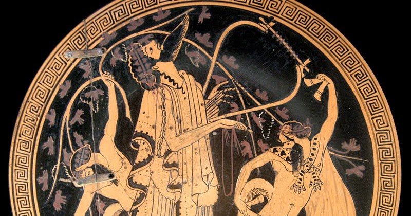 Niebla y luz: Dionysus with satyrs.