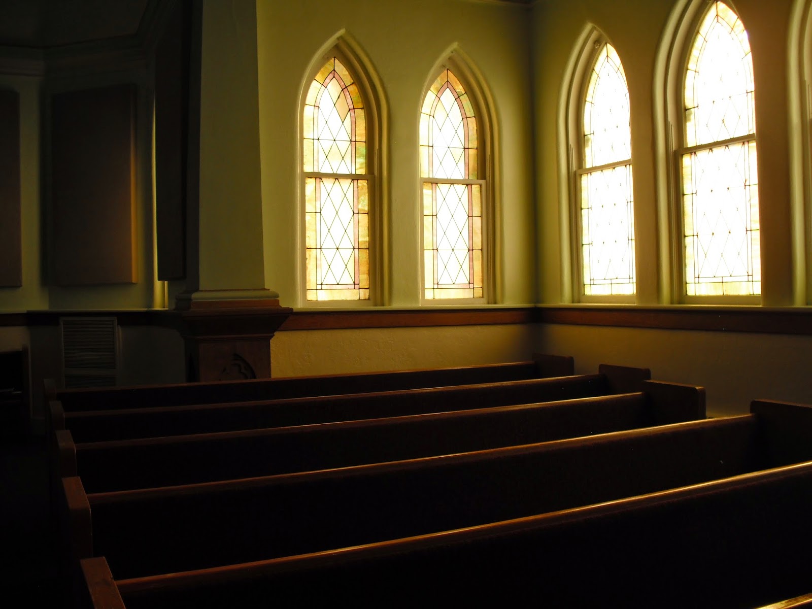 Historic LDS Architecture: Second Ward (Salt Lake): Chapel Interior