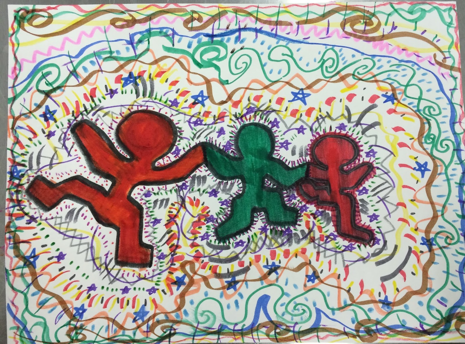 Ms. C's Artroom: Keith Haring Characters