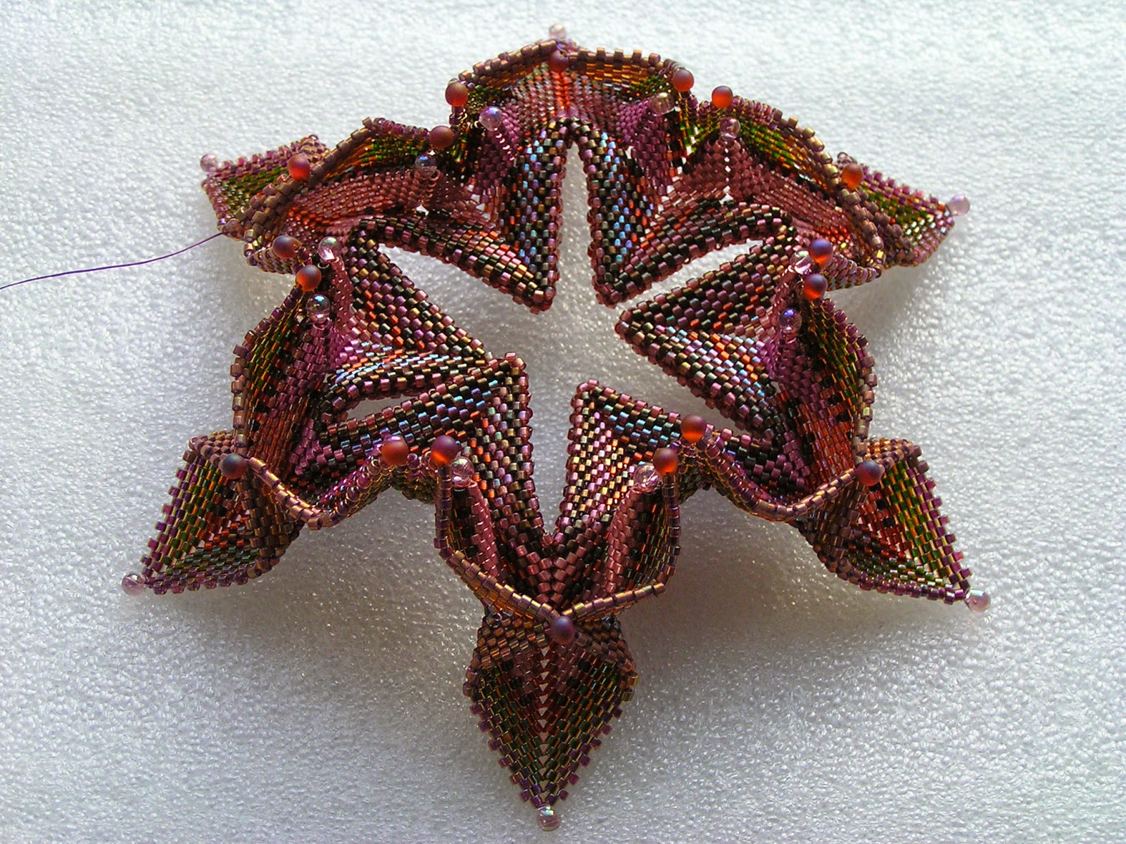 Catrina jewels: Contemporary Geometric Beadwork Bangle