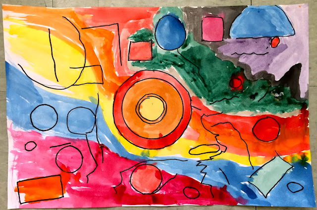 art teach art: Kandinsky Watercolors Sing!