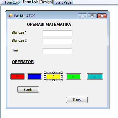 Belajar Microsoft Visual Basic 2008: TIPE DATA DAN VARIABEL - Modul-3