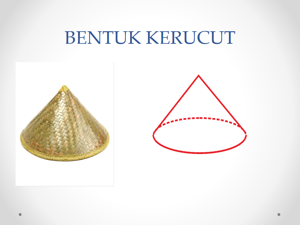 MENGENAL BANGUN RUANG KERUCUT