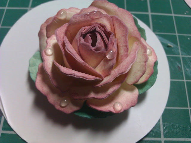 New flower - Beautiful Rose made from Cardstock - Definitely my ...